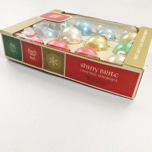 Unique Vintage | Holiday | Shiny Brite Midcentury Christmas Ornament ...